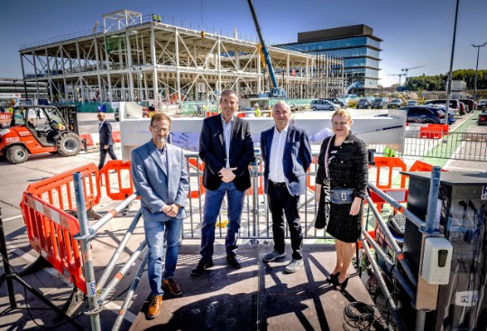 Traditional topping-off ceremony in Leiden
